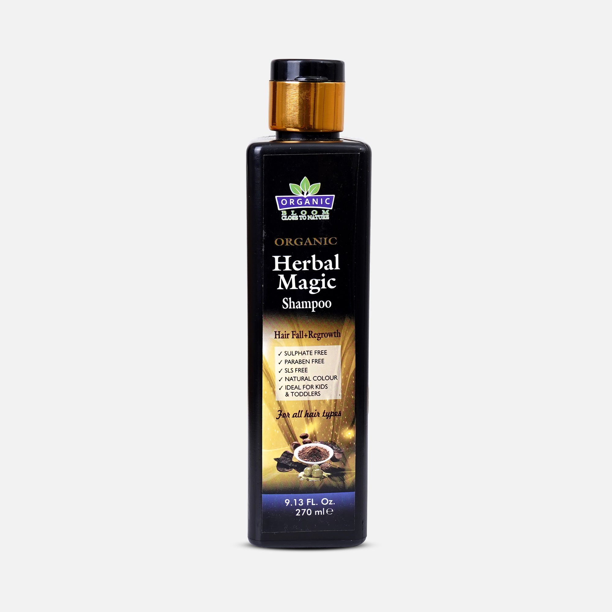ORGANIC HERBAL MAGIC SHAMPOO - HAIR FALL + REGROWTH – Organic bloom