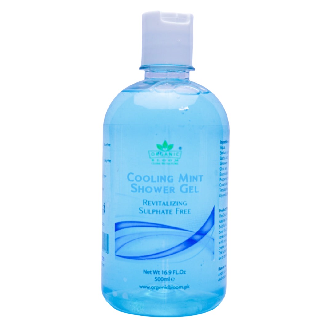 COOLING MINT SHOWER GEL REVITALIZING (SULPHATE FREE) – Organic bloom